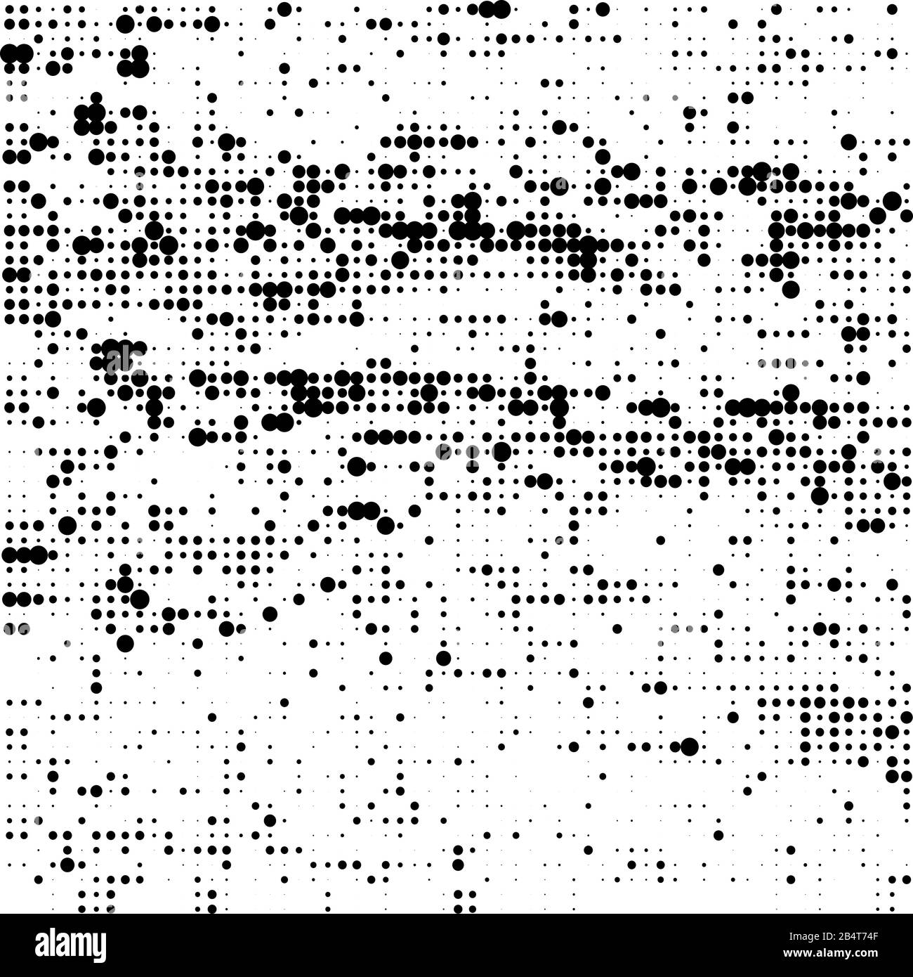 Halftone Pattern. Set of Dots. Dotted Texture on White Background ...