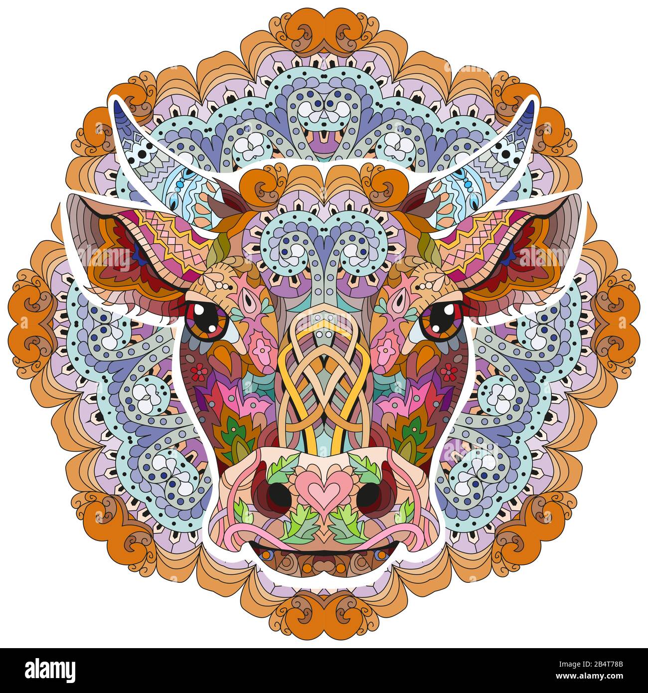 Cow bull book Cut Out Stock Images & Pictures - Alamy