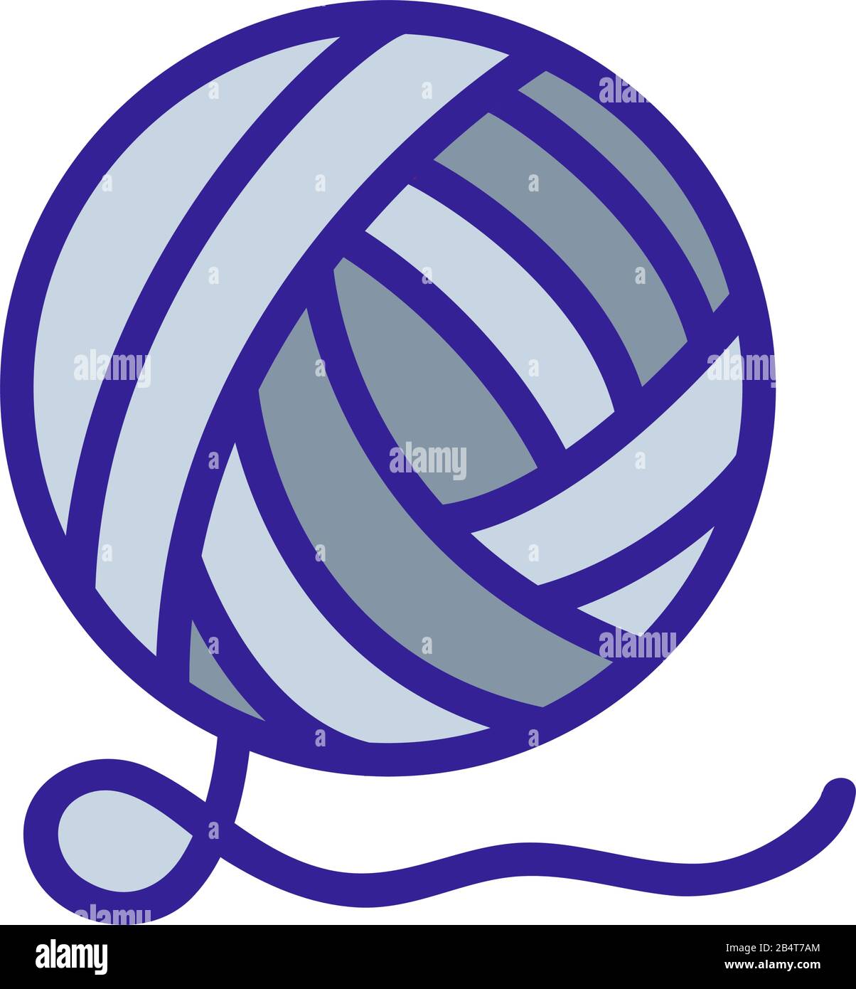 thread icon vector. Isolated contour symbol illustration Stock Vector ...