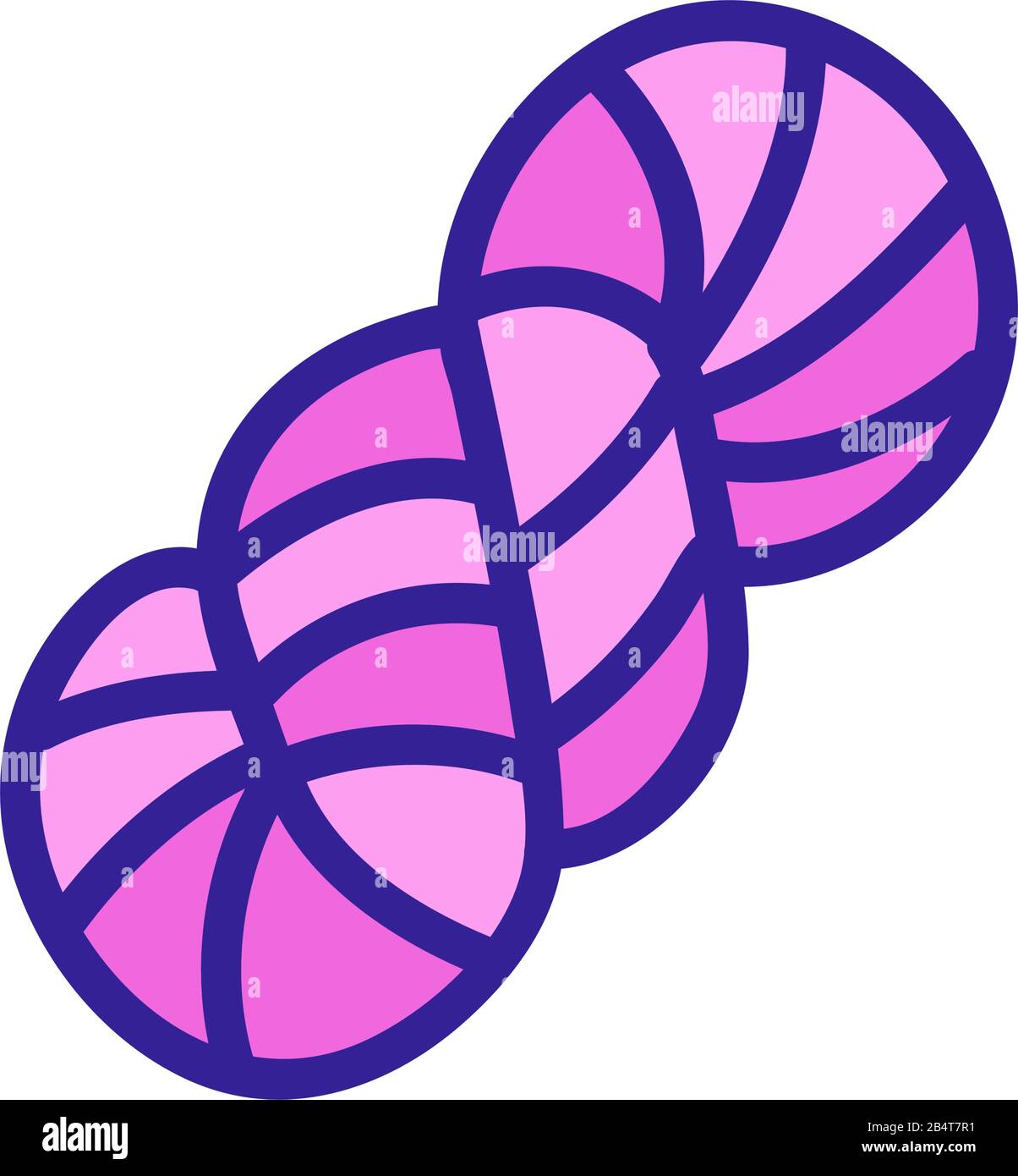 thread icon vector. Isolated contour symbol illustration Stock Vector ...