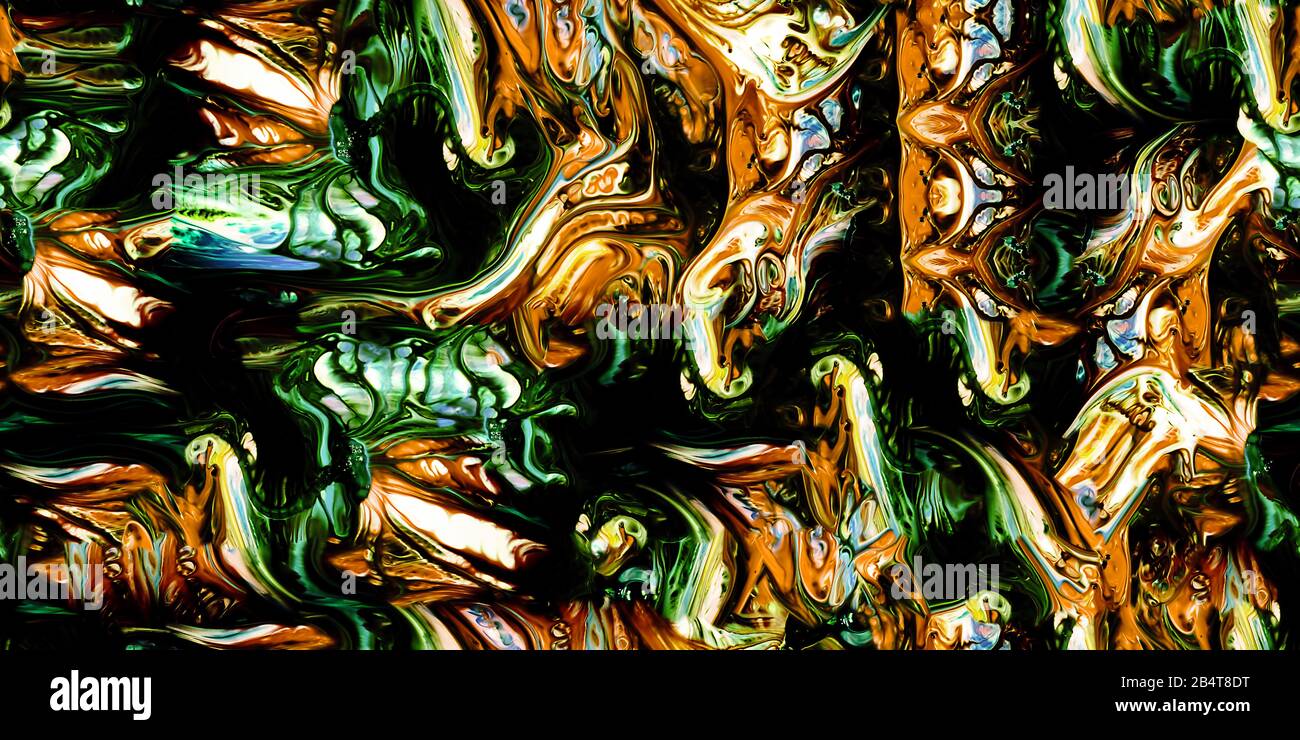 Beauty of Abstract Seamless Tileable Random Art Ink Spread Stock Photo ...
