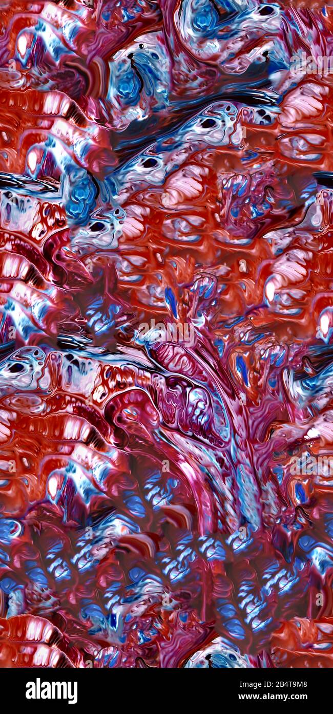 Beauty of Abstract Seamless Tileable Random Art Ink Spread Stock Photo ...