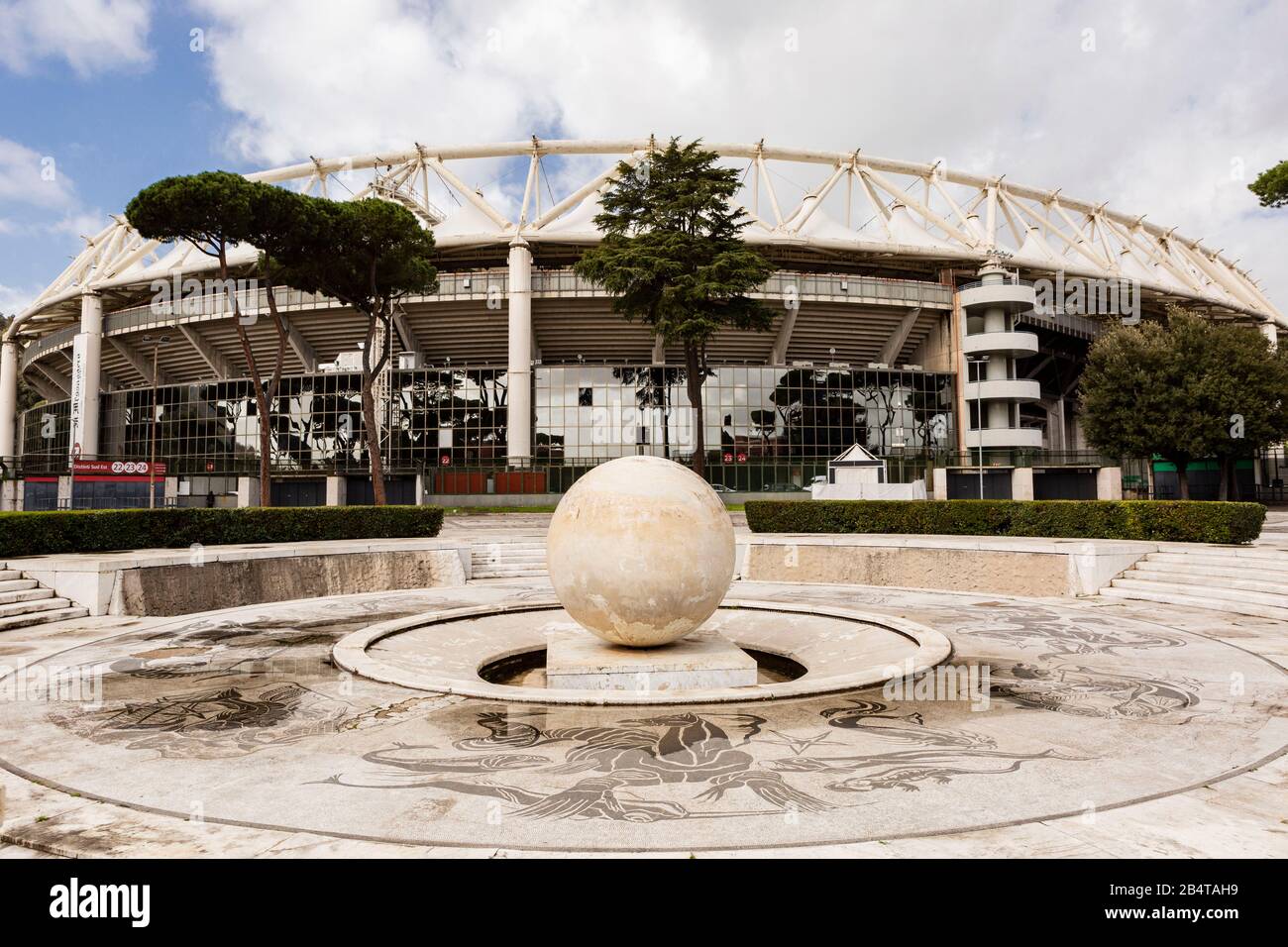 Rome olympic stadium hi-res stock photography and images - Alamy