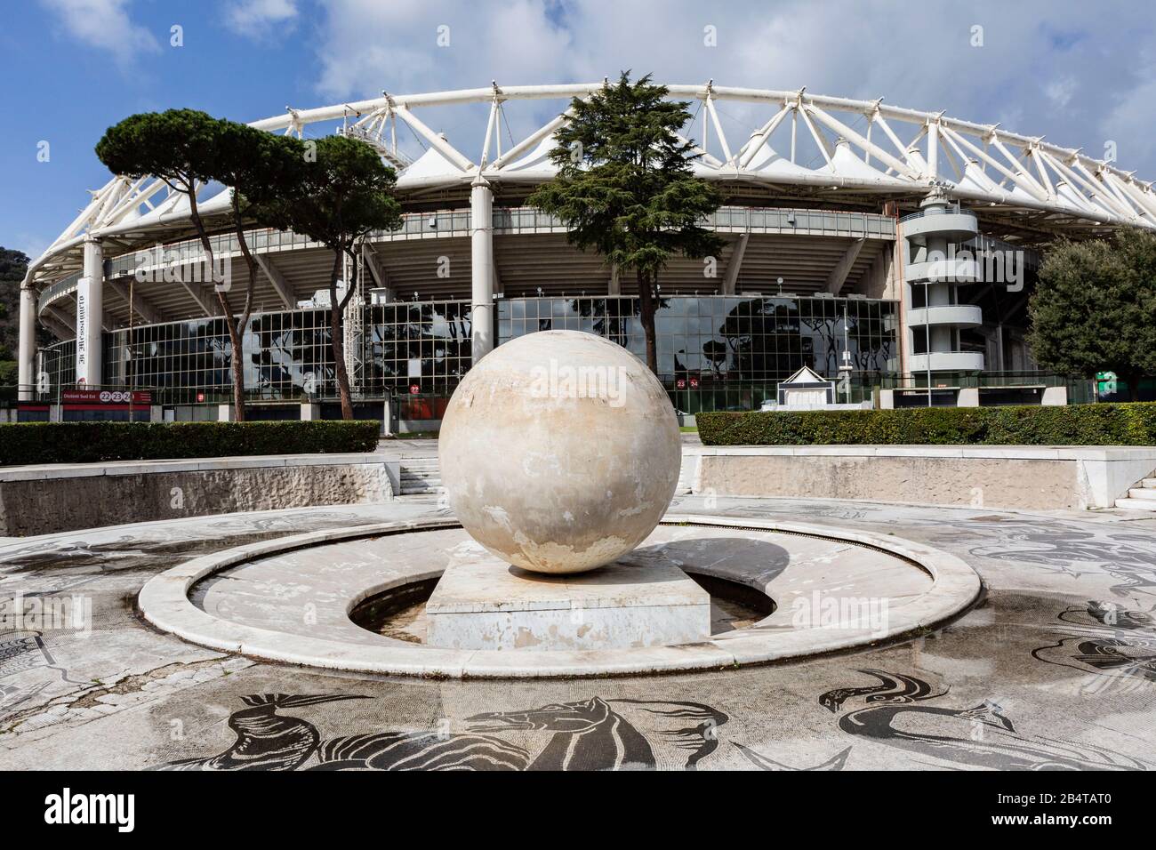 Rome olympic stadium hi-res stock photography and images - Alamy