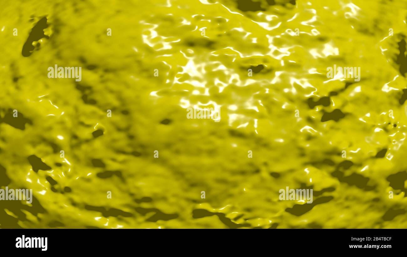 chaotic abstract background made of monochromic Golden Yellow color on ...