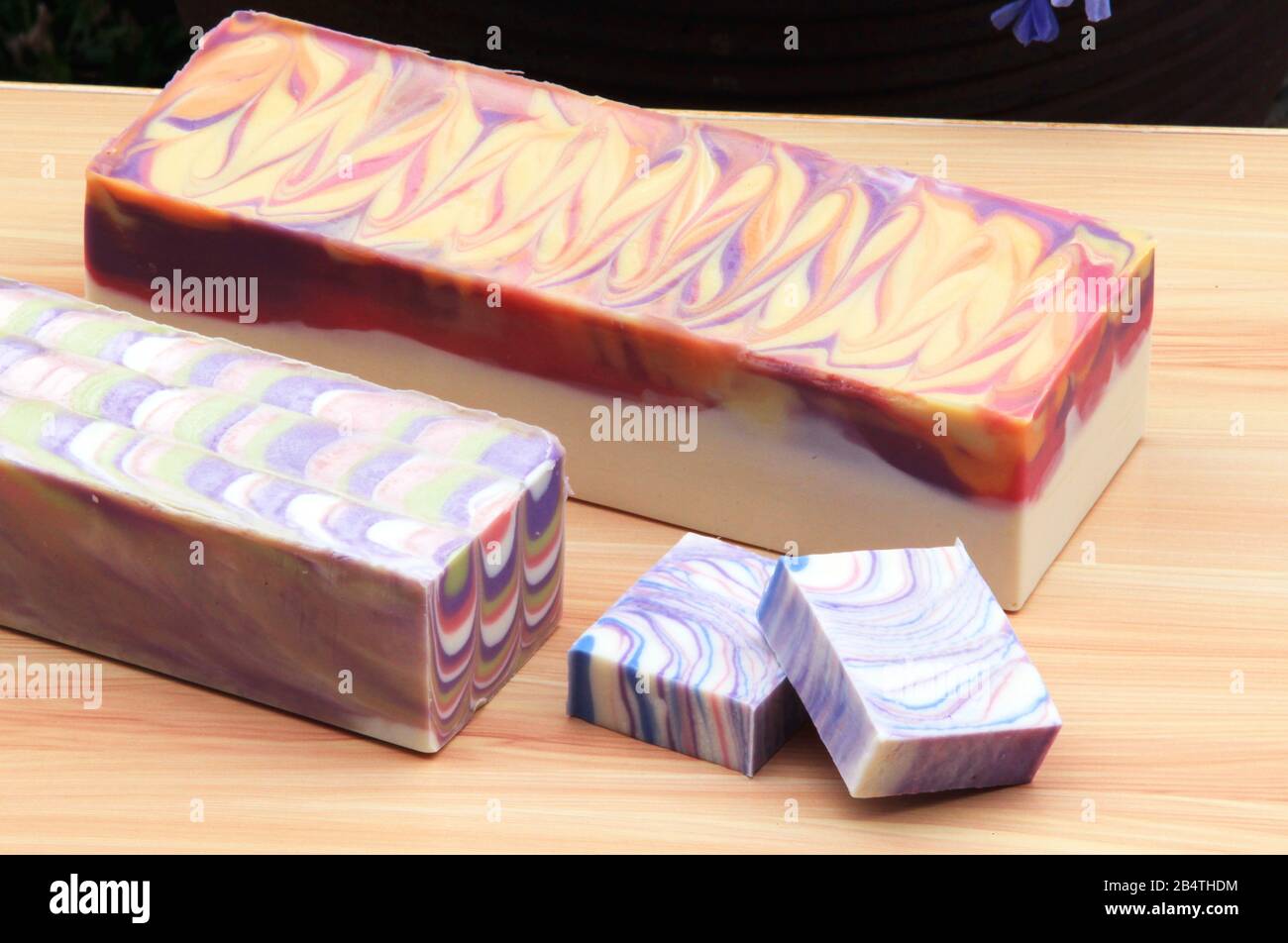 Artisanal handmade soaps Stock Photo - Alamy