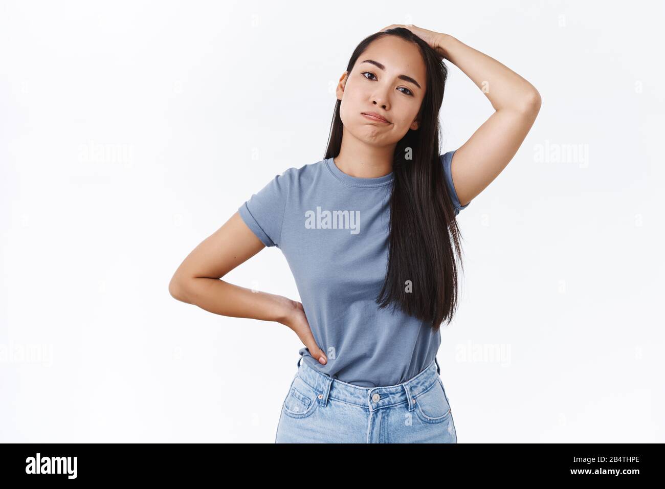 Women scratch hip hi-res stock photography and images - Alamy