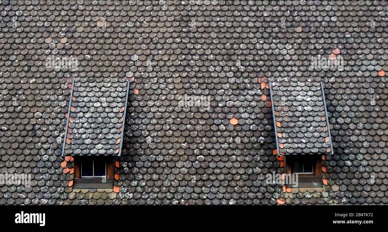 Concrete roof tile hi-res stock photography and images - Alamy
