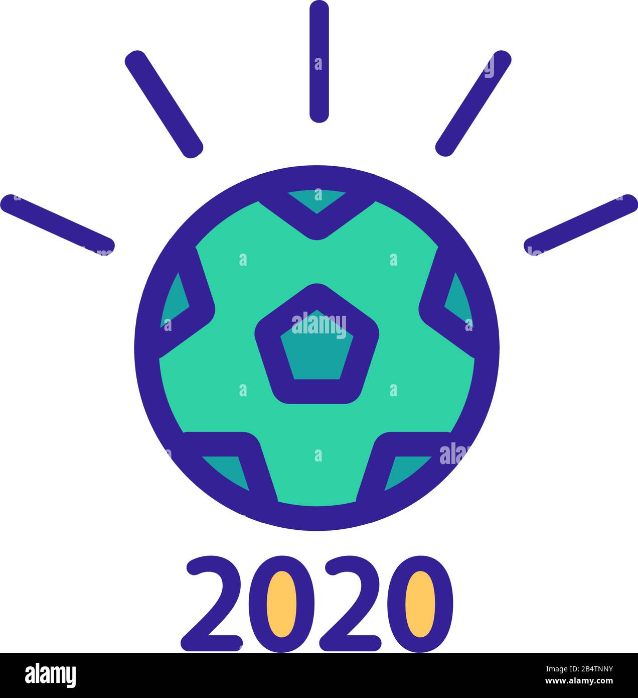 World Cup soccer icon vector. Isolated contour symbol illustration ...