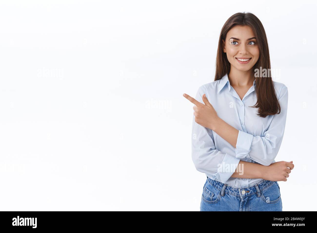 Young professional and confident lady boss searching how improve her ...