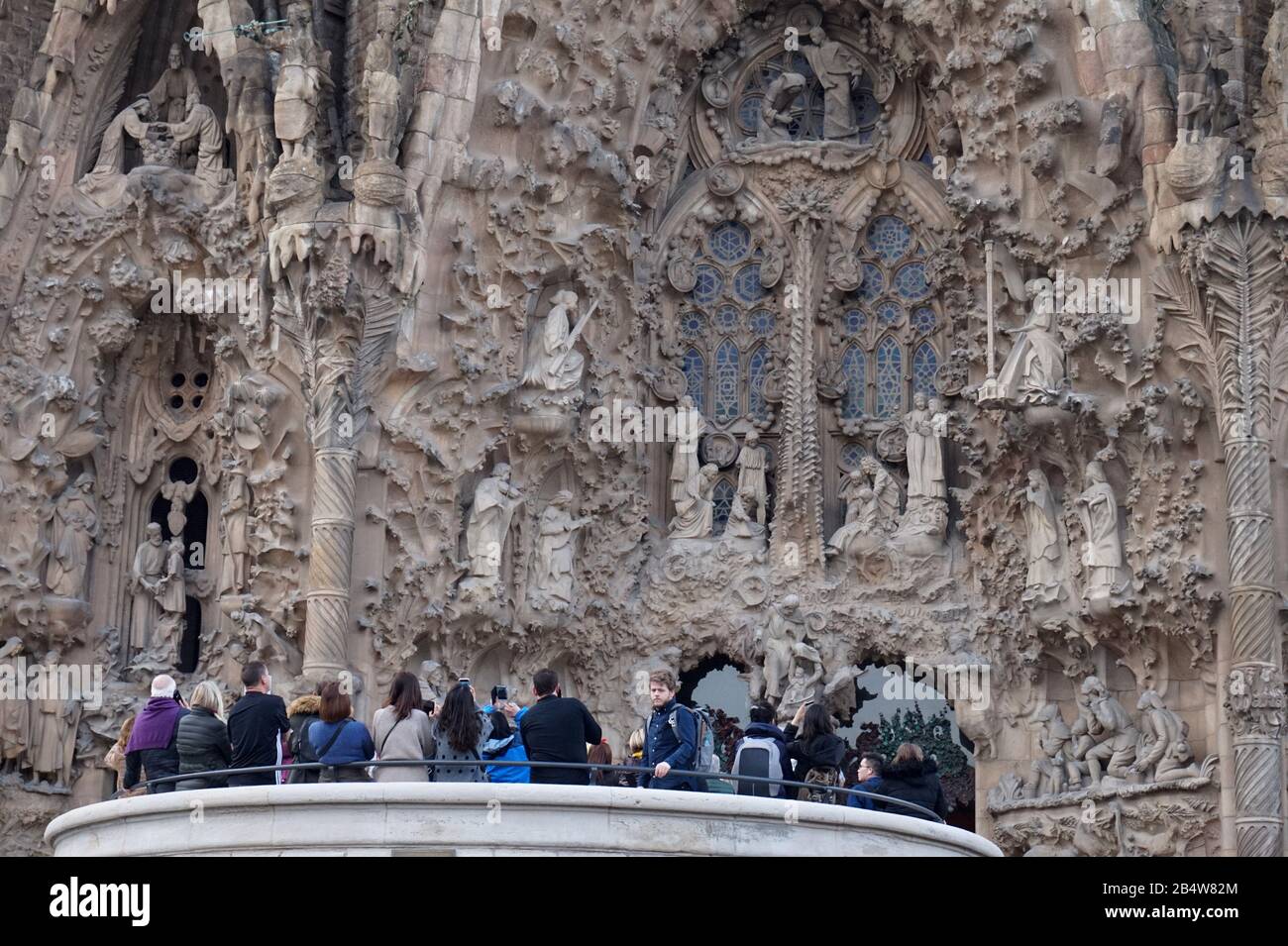 Nativity facade sagrada familia hi-res stock photography and images - Alamy