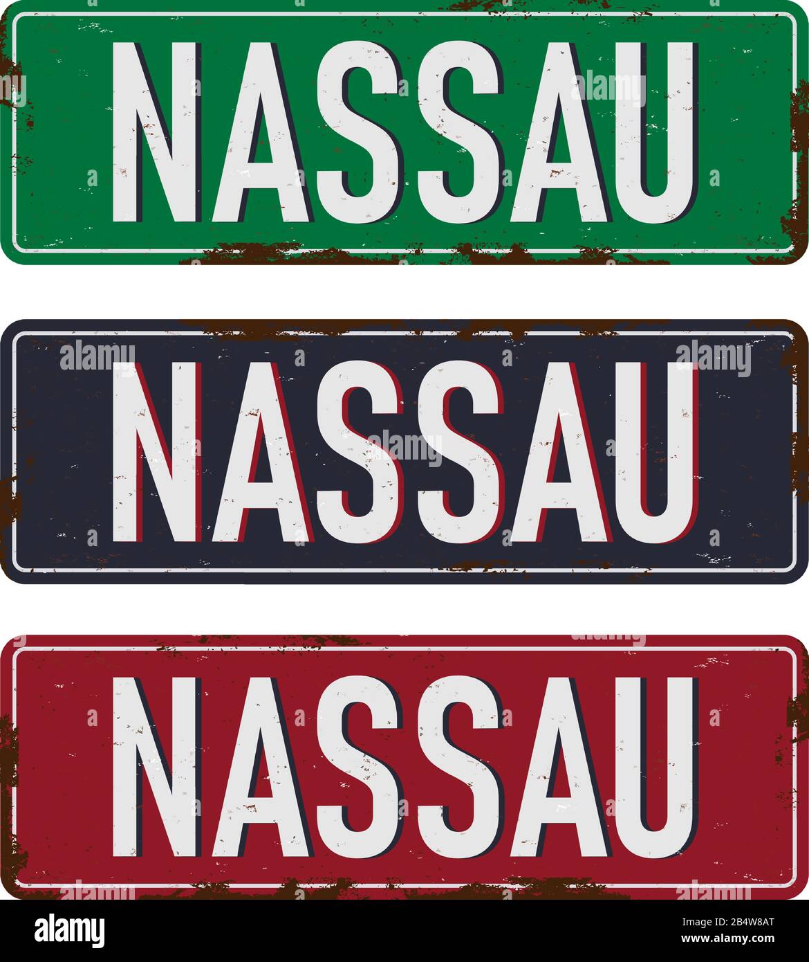 Nassau Bahamas old retro greeting cards. Travel and vacation theme ...