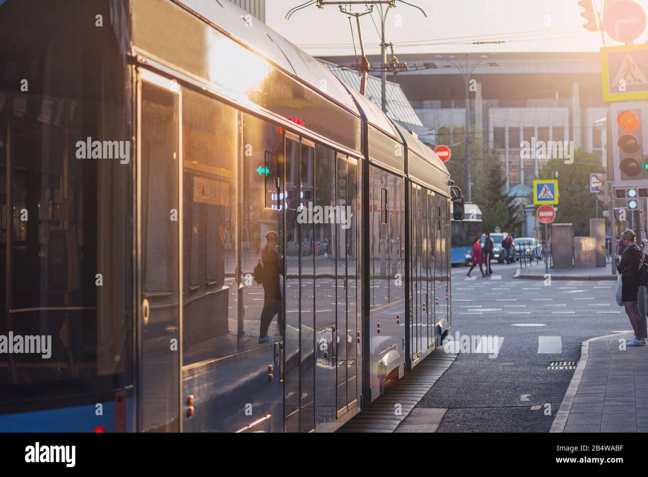 Moscow tramway hi-res stock photography and images - Alamy