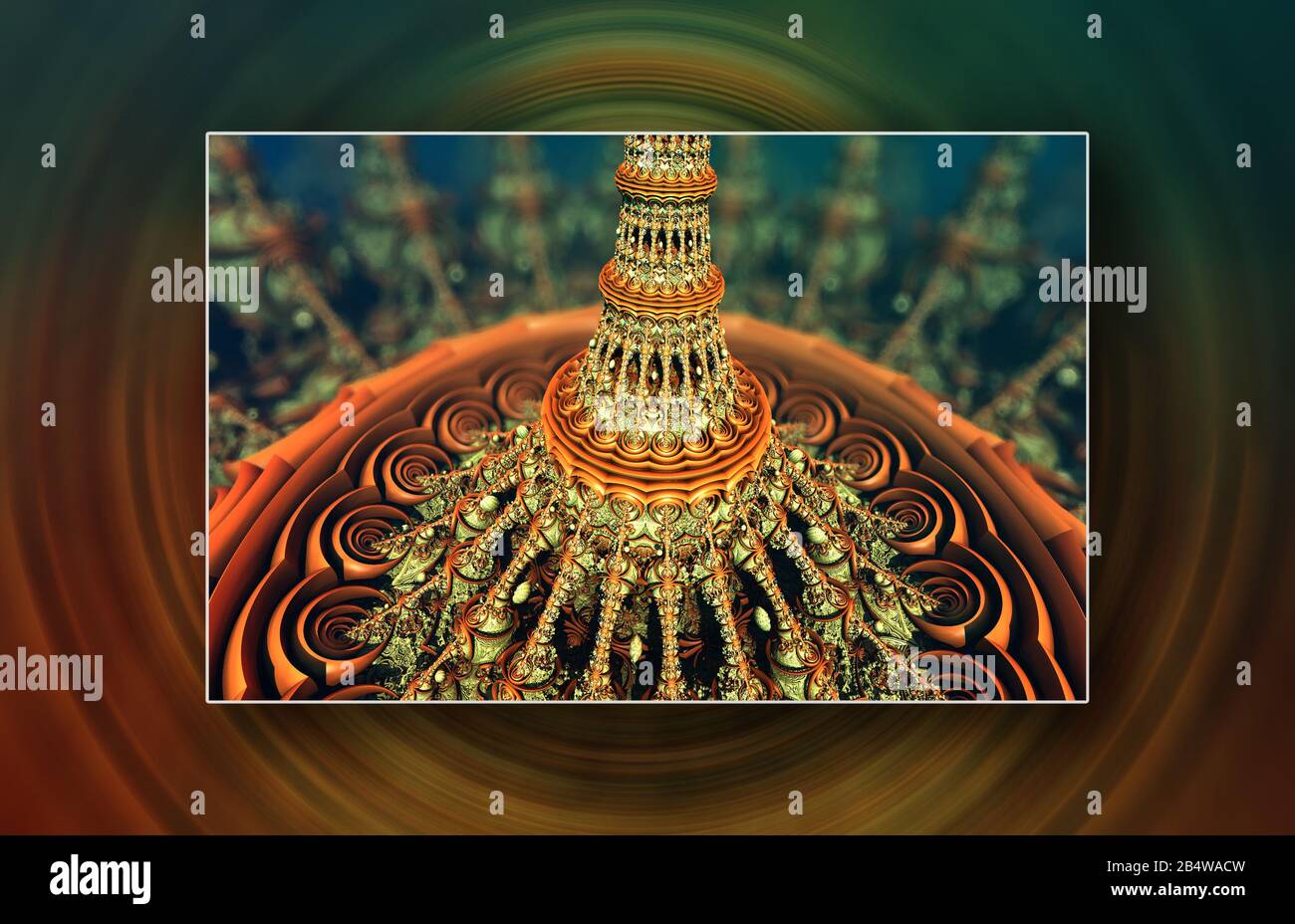 Image gallery with 3D fractal render elements ready for art printing ...