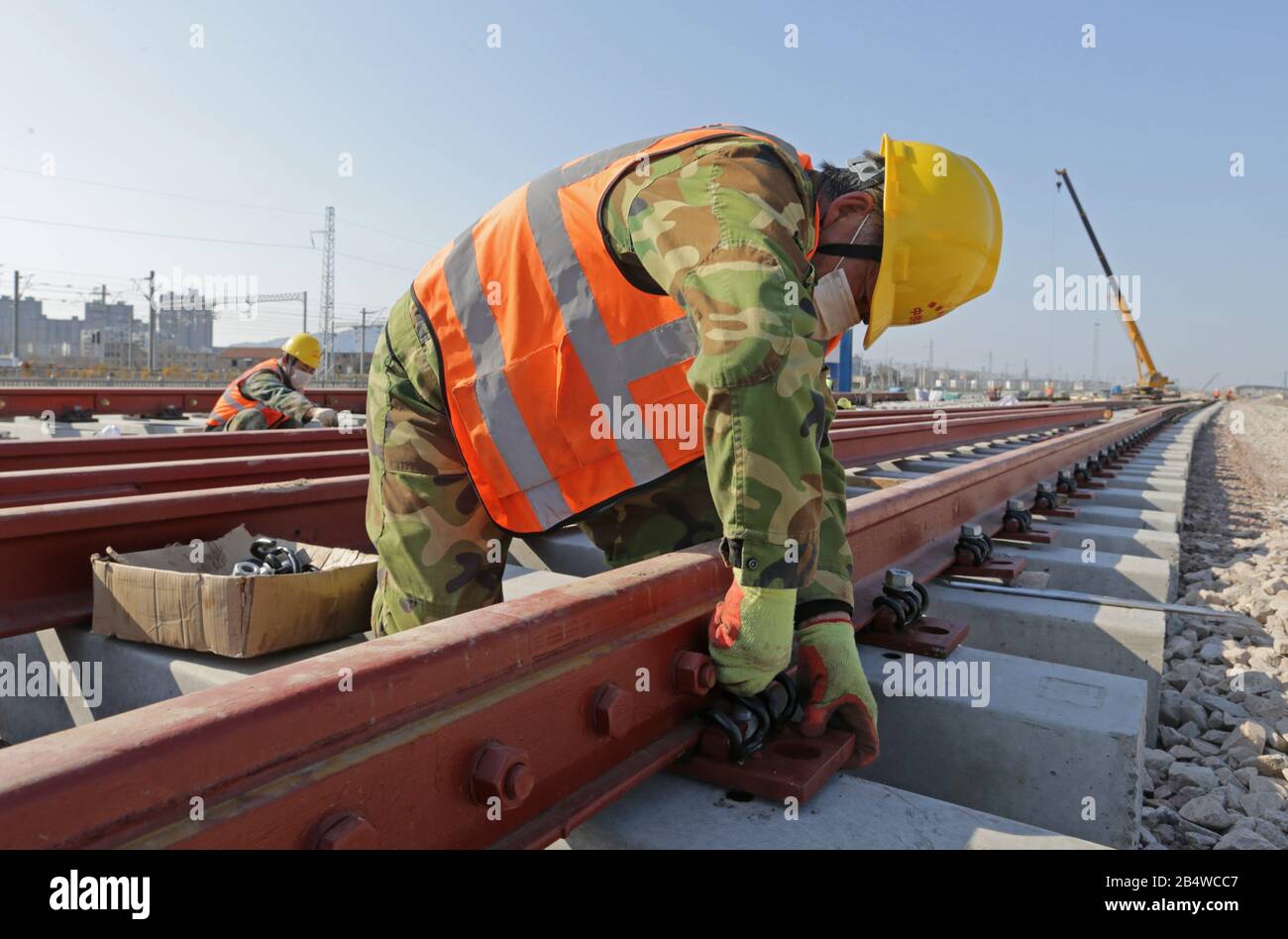 Chinese railway construction hi-res stock photography and images - Alamy