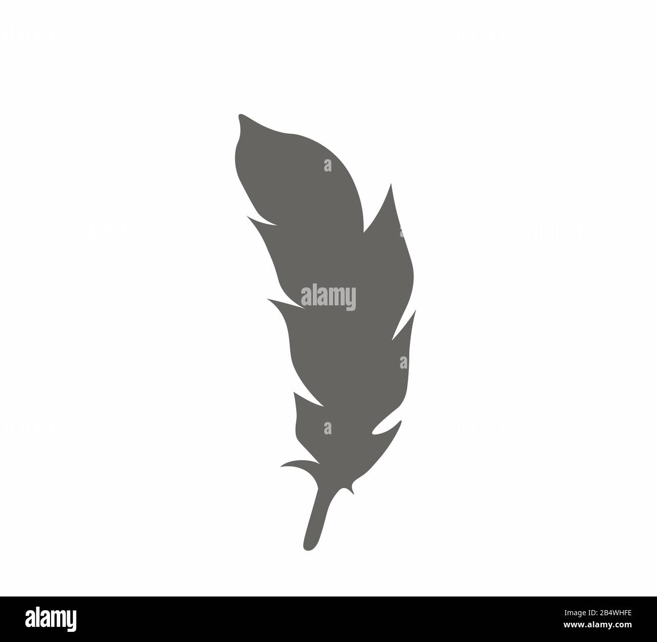 Vintage Feather writer silhouette Stock Vector Image & Art - Alamy