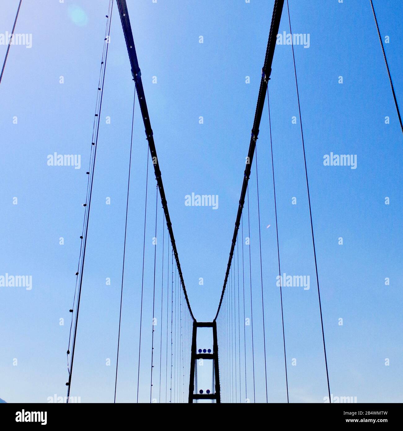 Cable stayed pedestrian bridge hi-res stock photography and images - Alamy