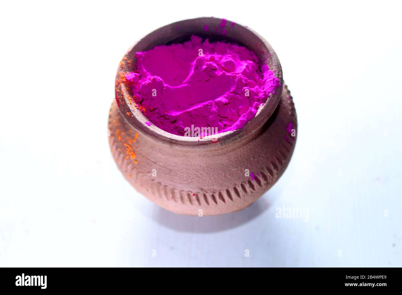 colorful traditional holi powder in bowls, Organic Gulal colors for ...