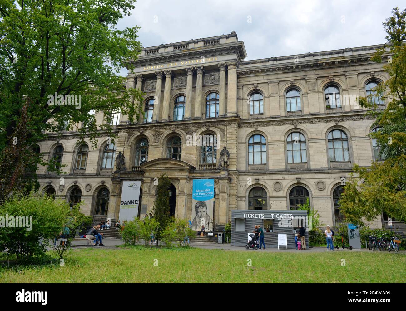 Berlin, Germany 07-07-2019 building of the Natural History Museum ...
