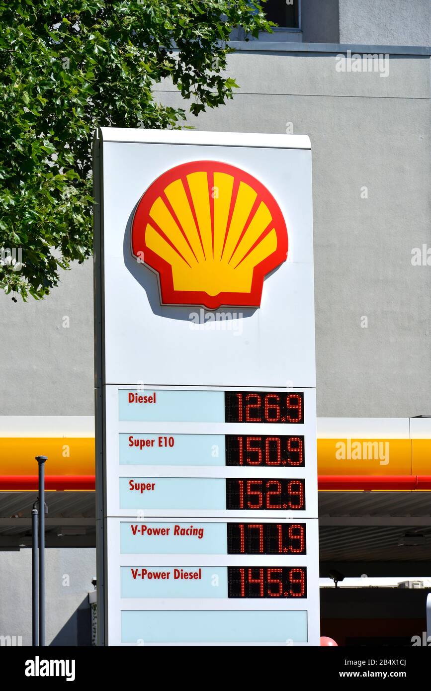 Shell Tankstelle, Martin-Luther-Strasse, Schoeneberg, Berlin ...