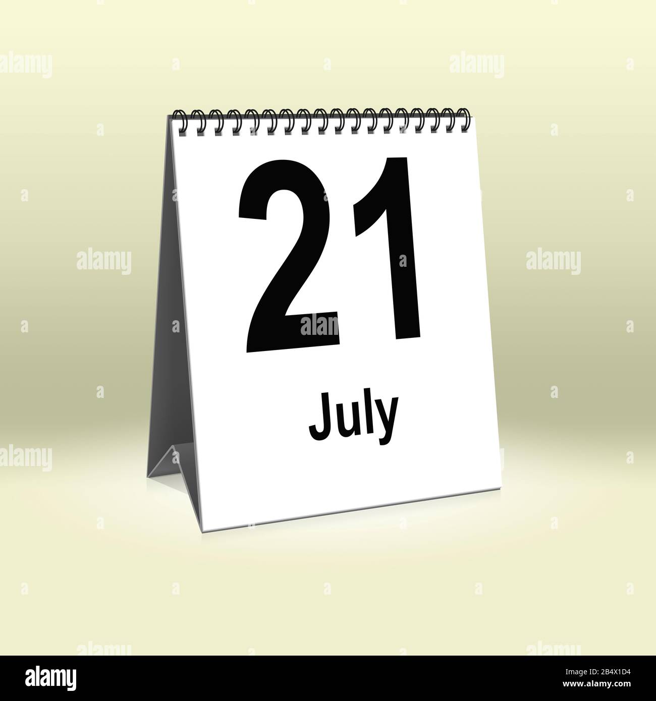 A calendar for the desk shows July 21th | Ein Kalender für den ...