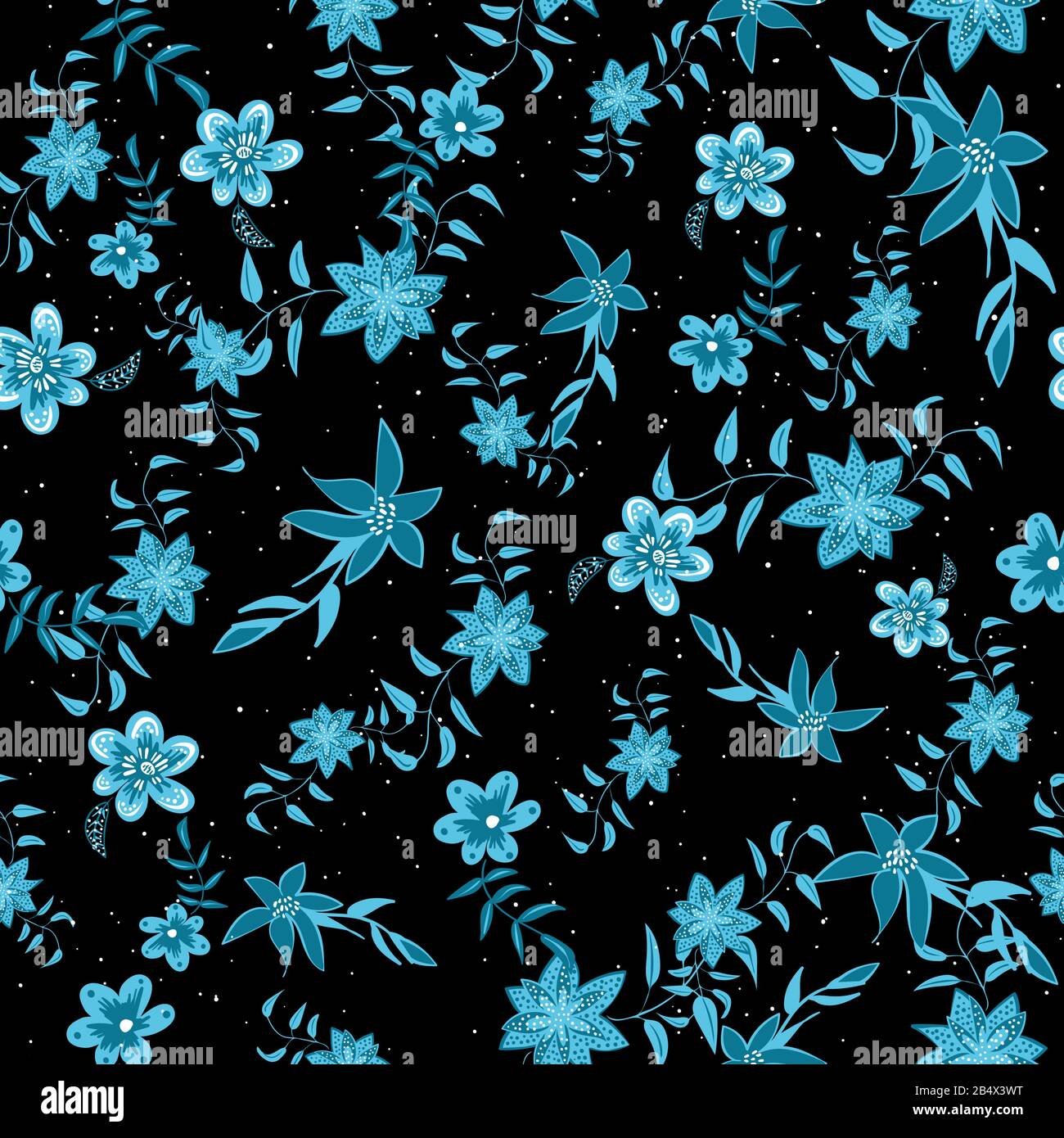 Blooms at night Stock Vector Images - Alamy