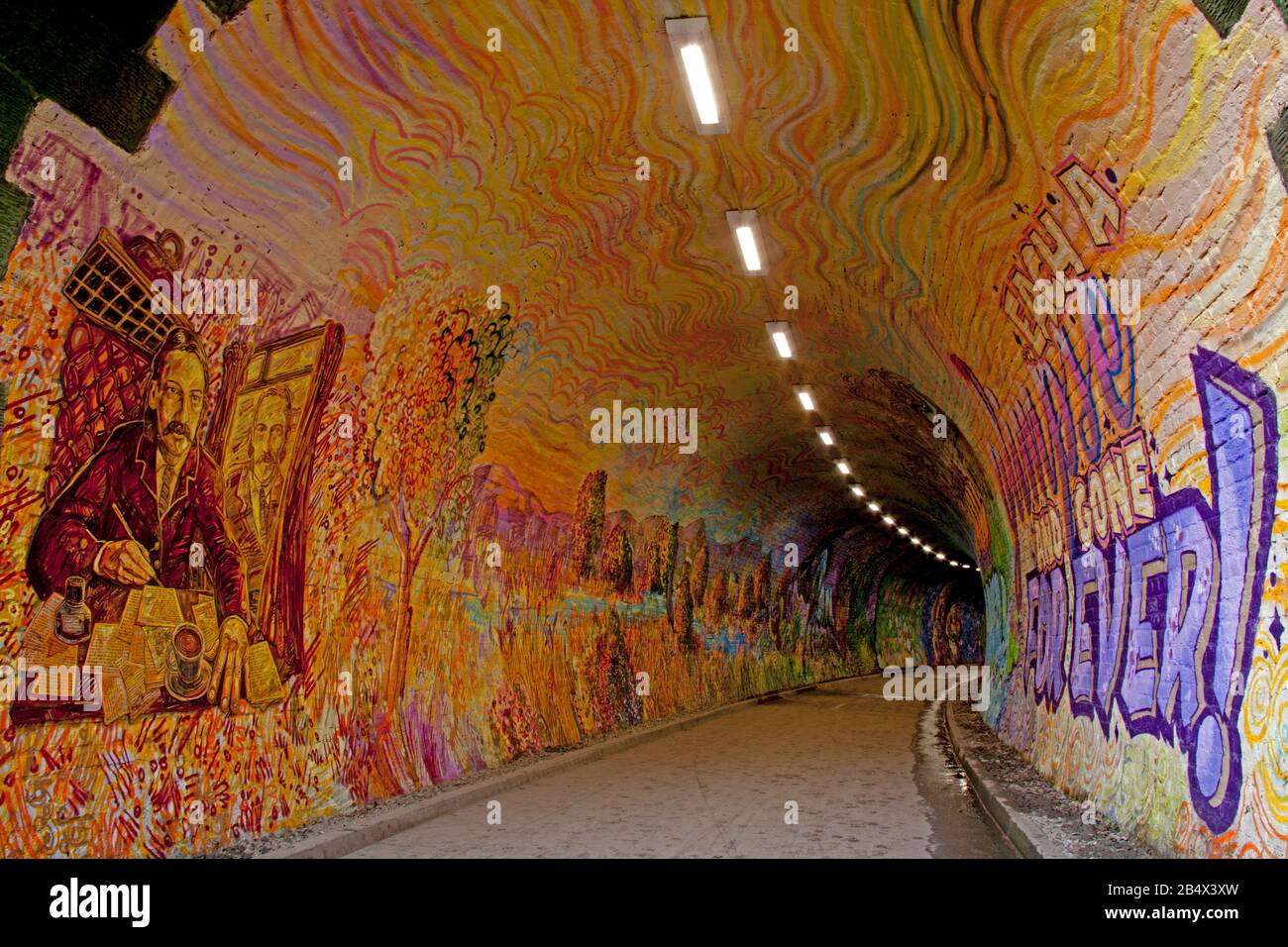 Colinton Tunnel, Edinburgh, Scotland, UK. 7th March 2020. Expected ...