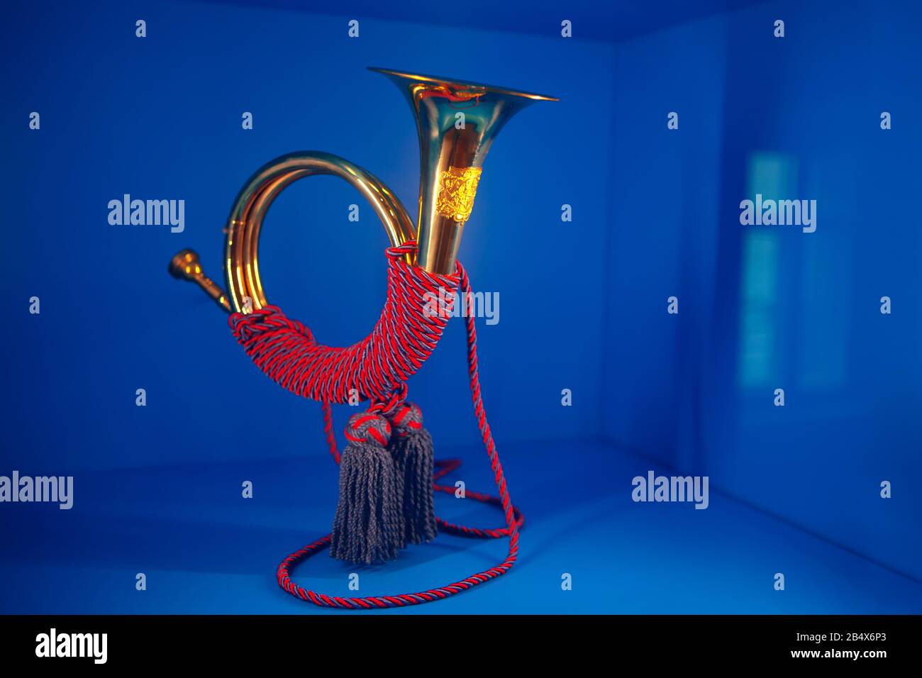 royal horn for military celebrations Stock Photo - Alamy