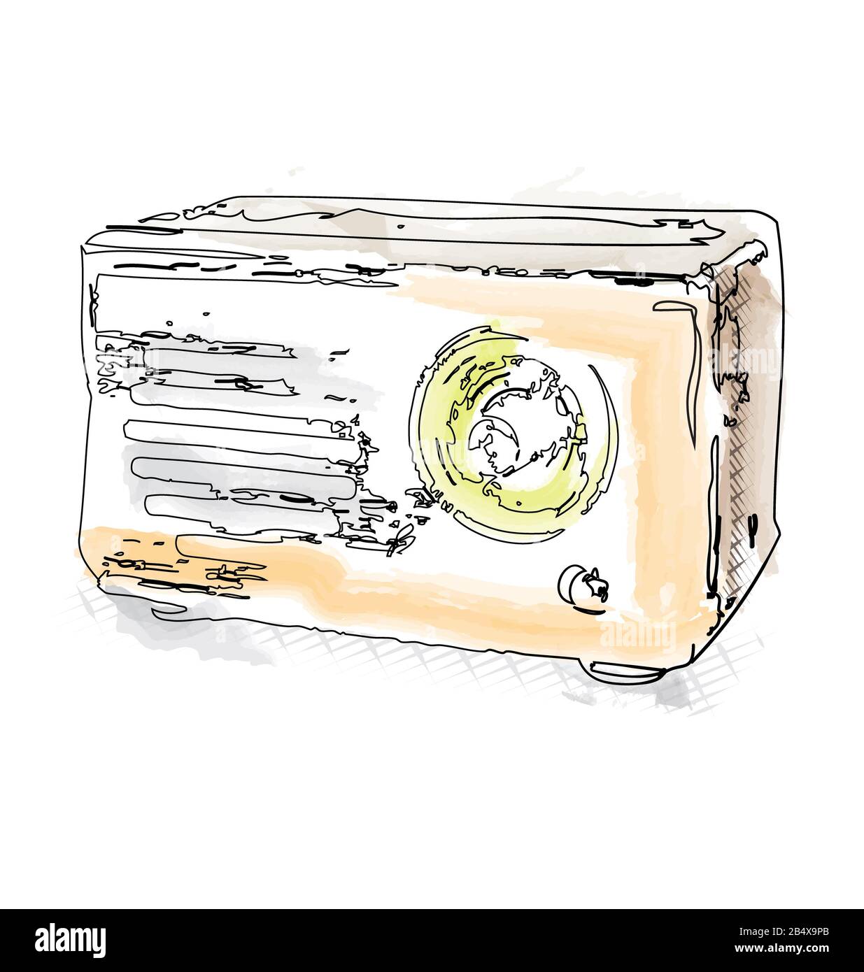 Retro color scheme Cut Out Stock Images & Pictures - Alamy