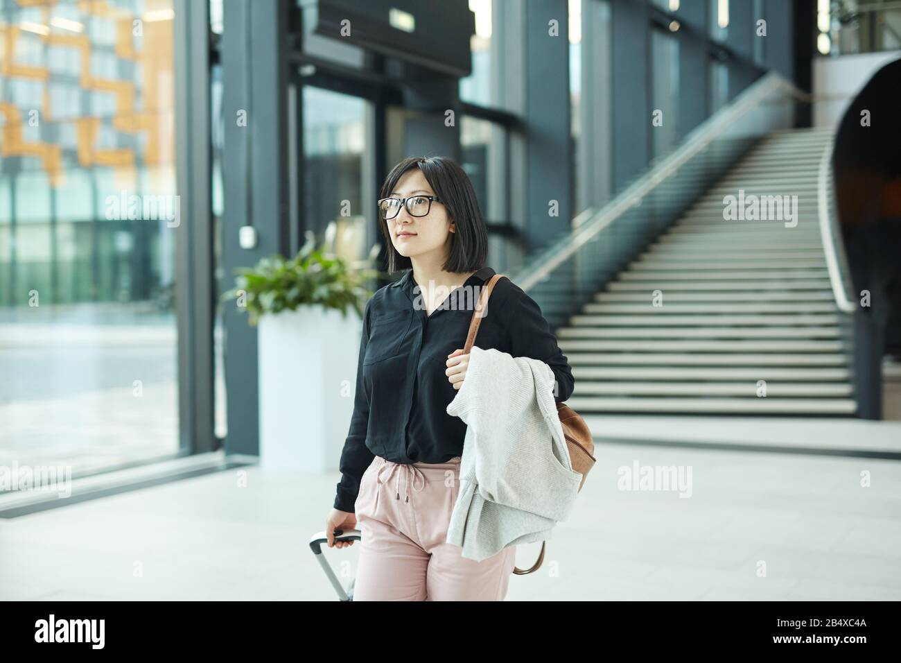 Horizontal portrait shot of young Asian woman s Stock Photo - Alamy