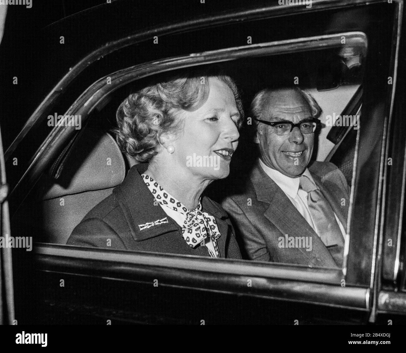 London baroness margaret maggie thatcher Black and White Stock Photos ...