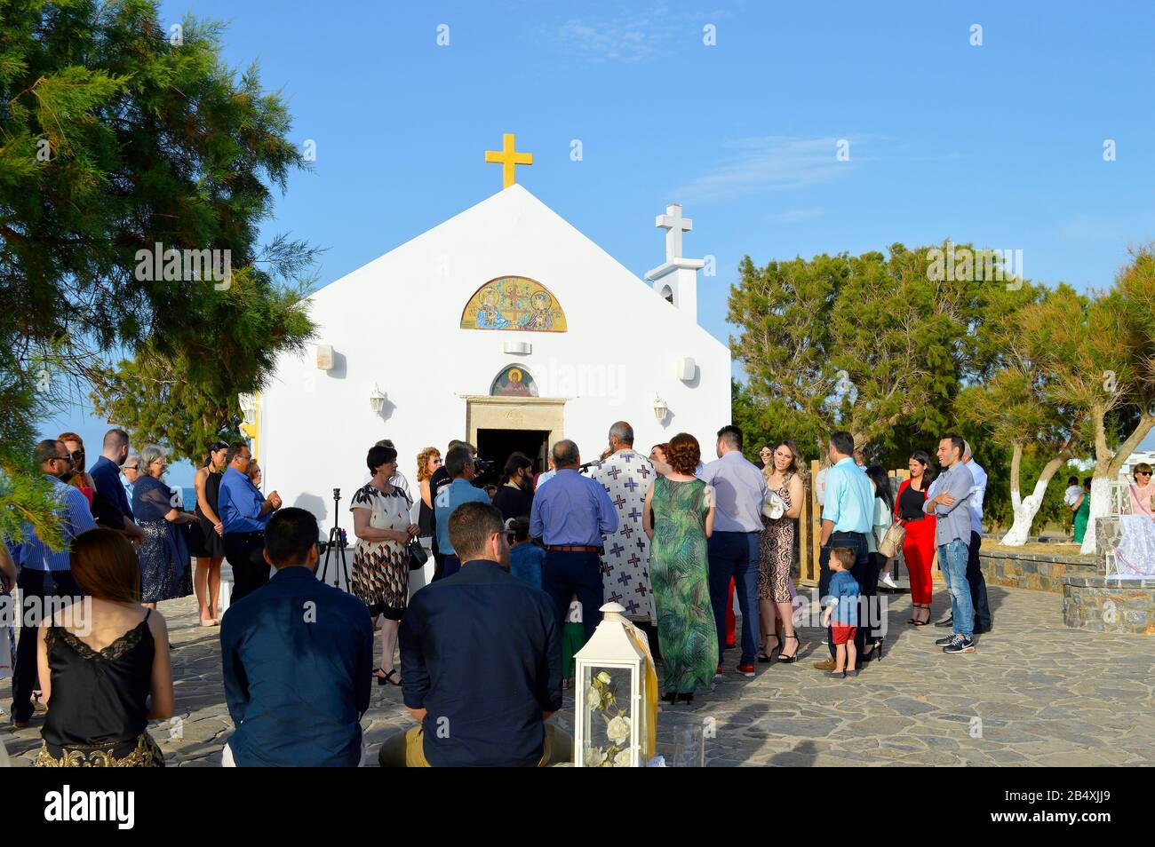 Greek orthodox baptism hi-res stock photography and images - Alamy