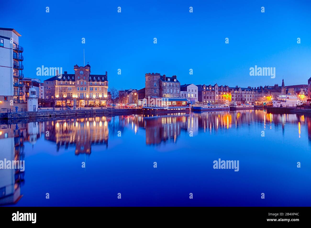 Edinburgh Leith Docks Stock Photo - Alamy