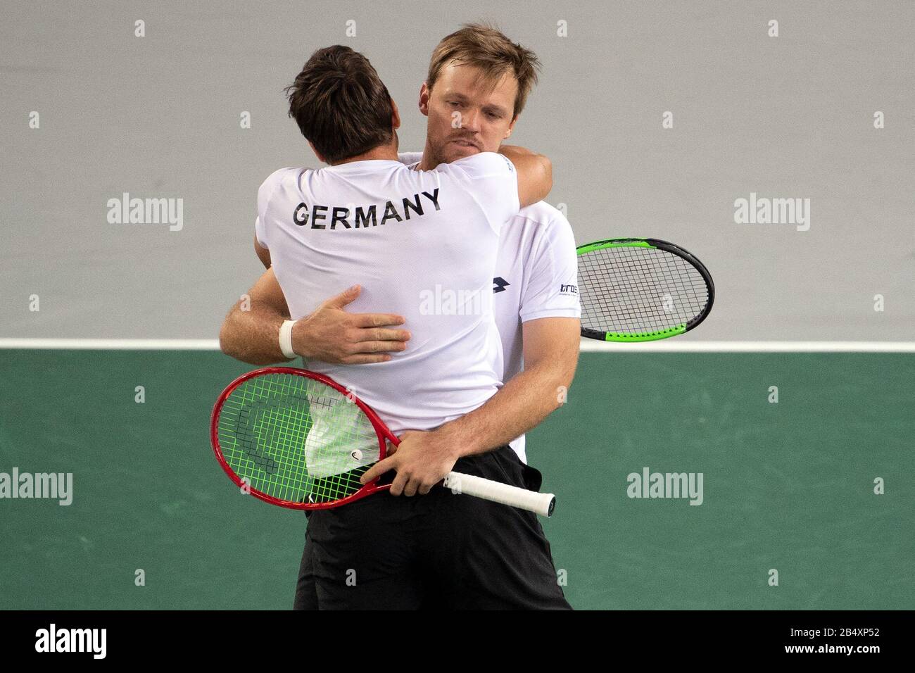 Duesseldorf, Germany. 07th Mar, 2020. Tennis, Men: Davis Cup ...