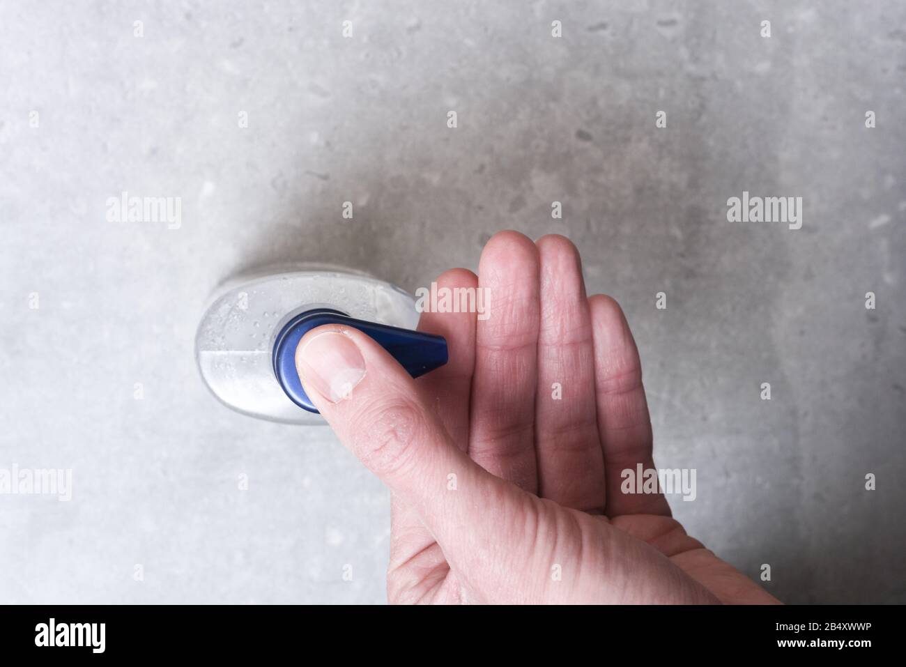Germs on hand hi-res stock photography and images - Alamy