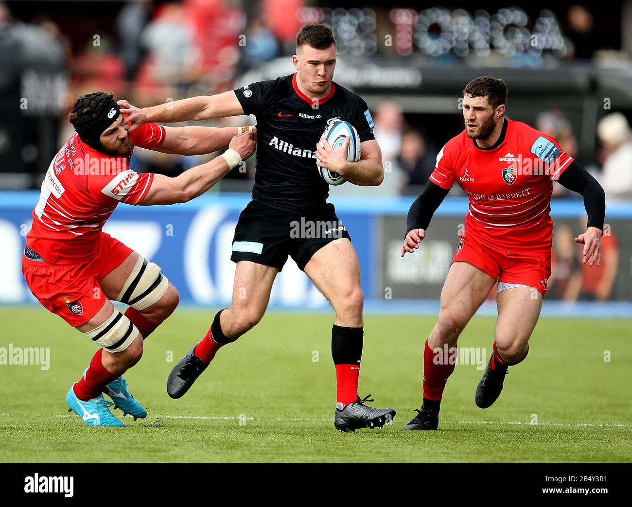 Saracens Matt Gallagher in action during the Gallagher Premiership ...