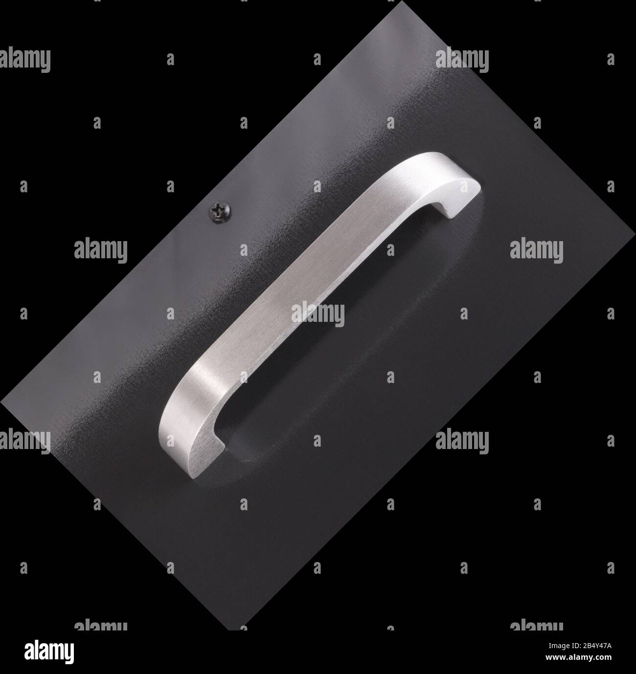 Black Metal Case with Handle Stock Photo - Alamy