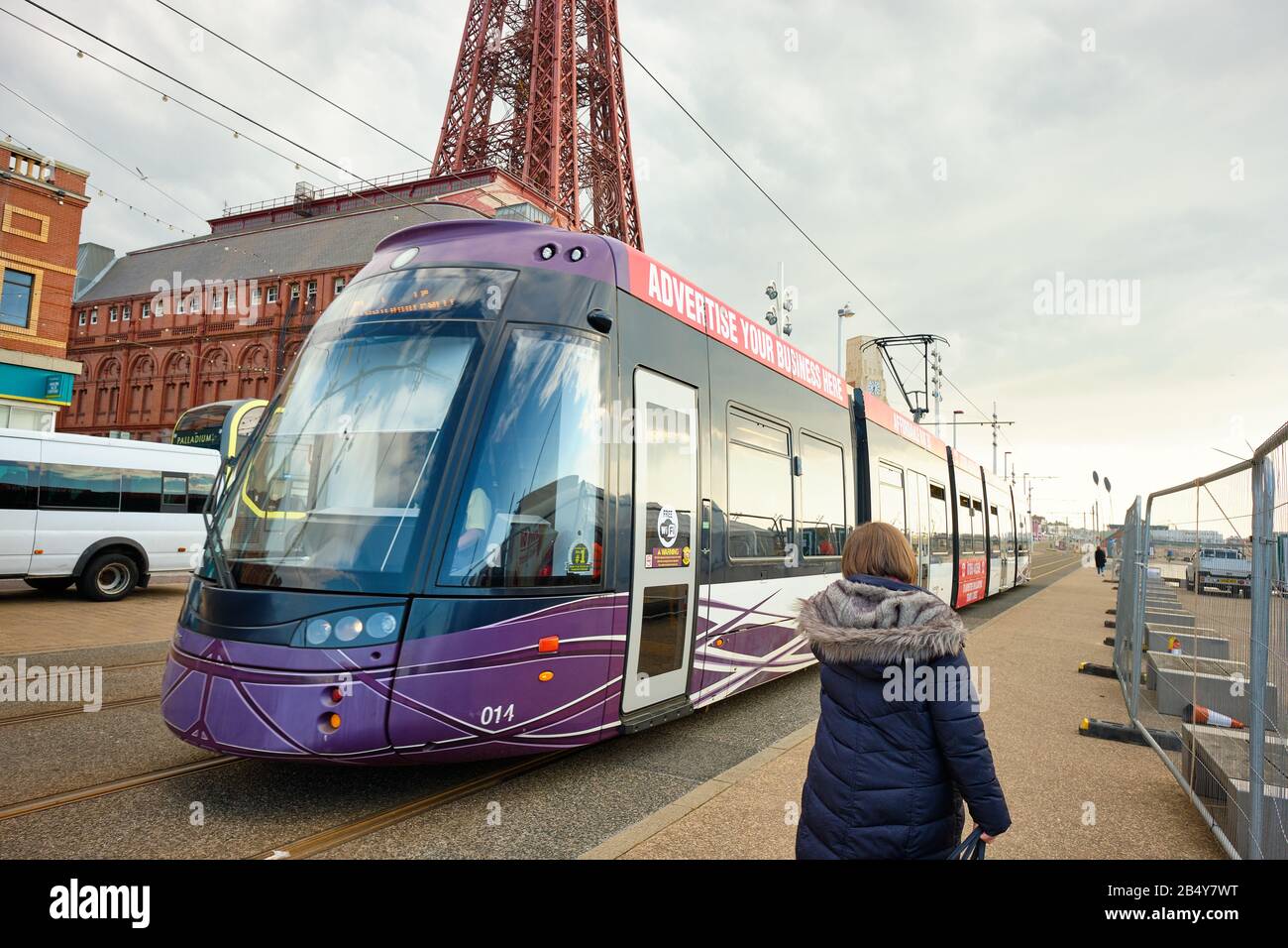 Electric tramway blackpool hi-res stock photography and images - Alamy