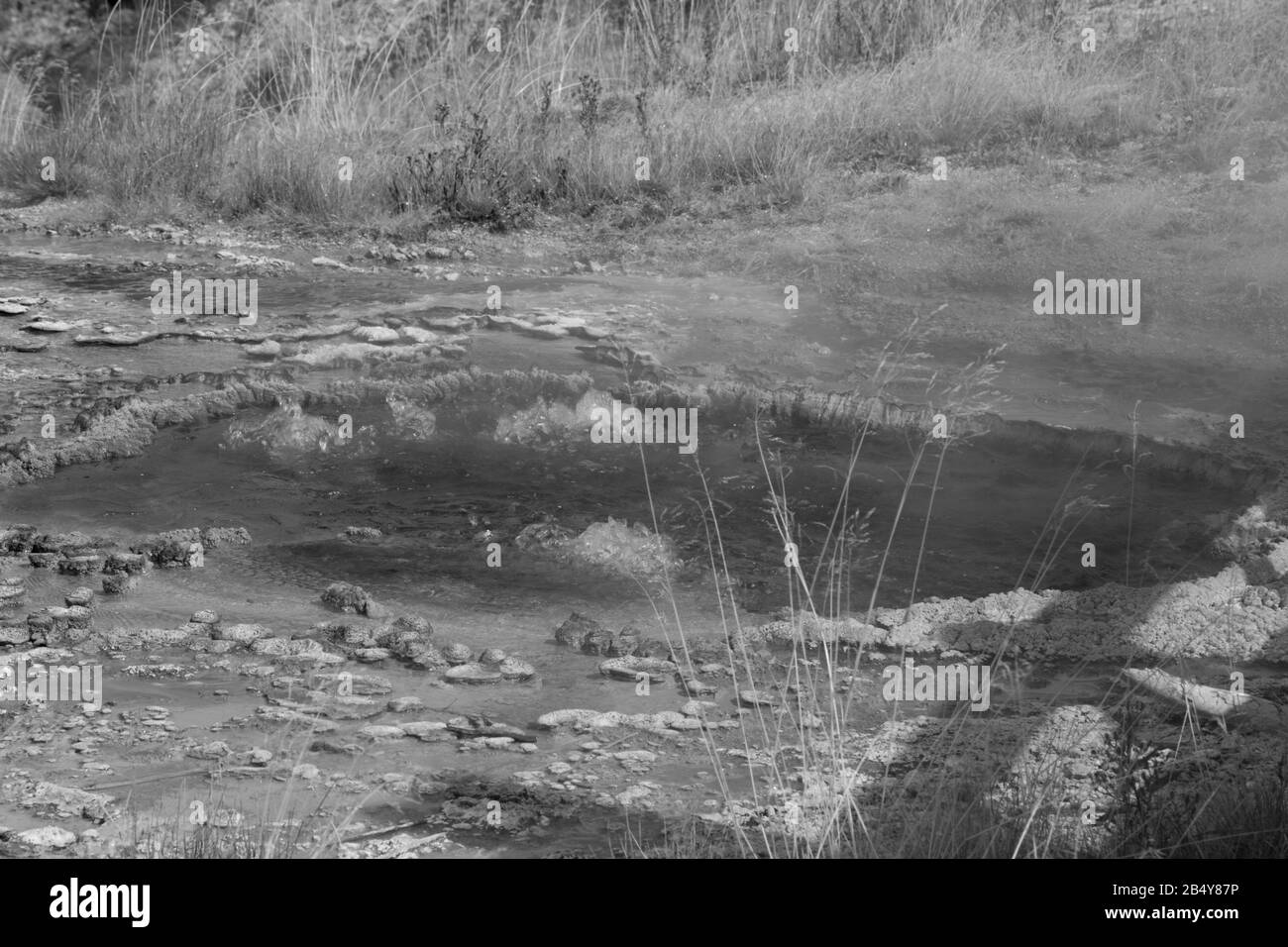 Hot Spring Boiling Stock Photo - Alamy