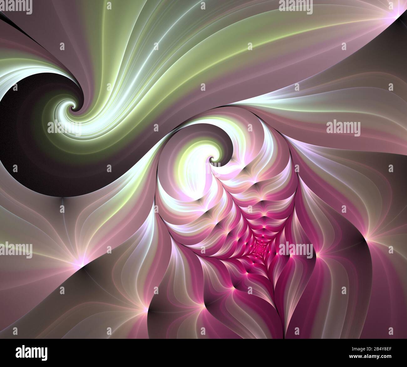 Computer generated fractal artwork for creative art,design and ...