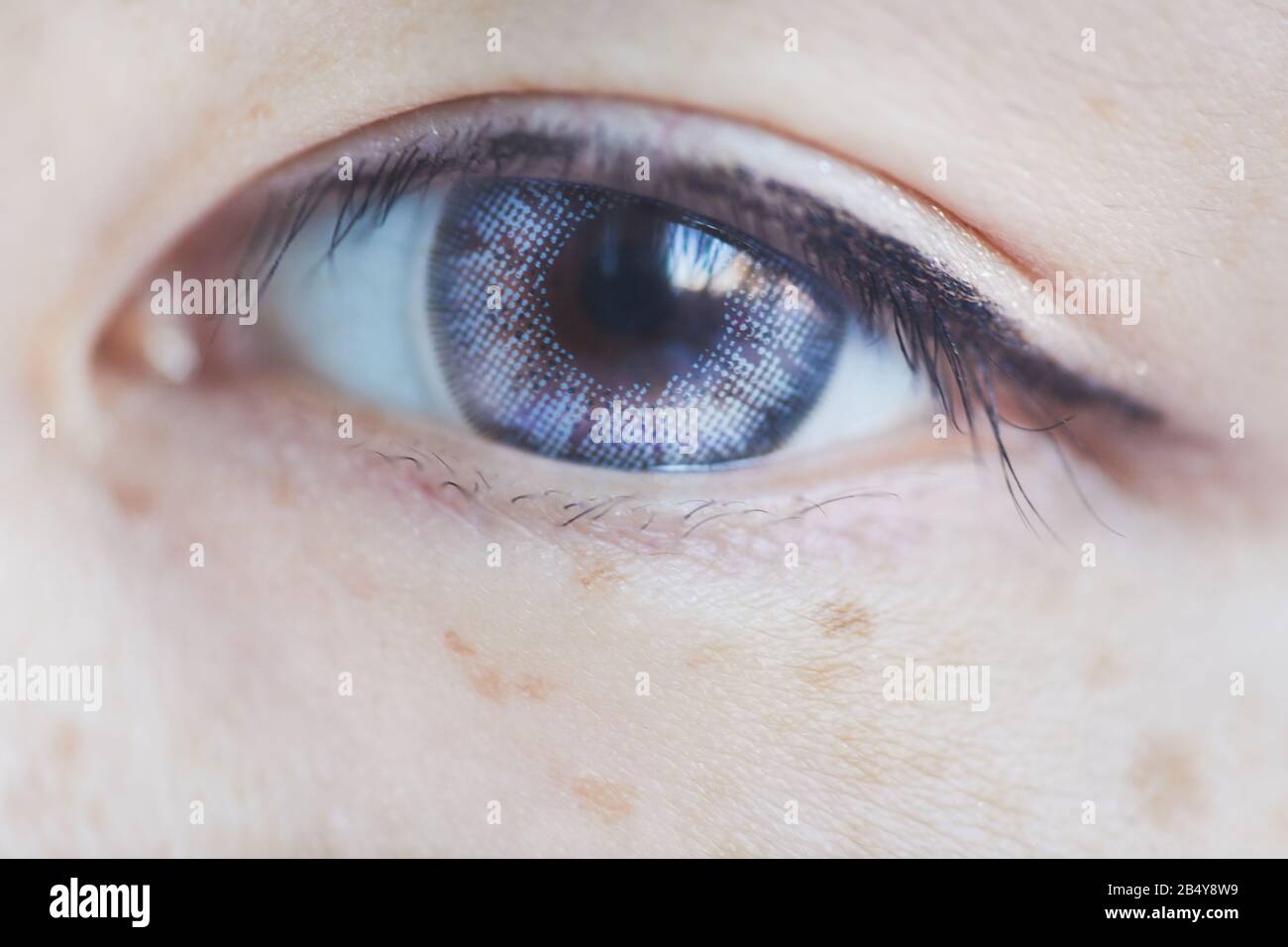 Beautiful human eye contact lens hi-res stock photography and images ...