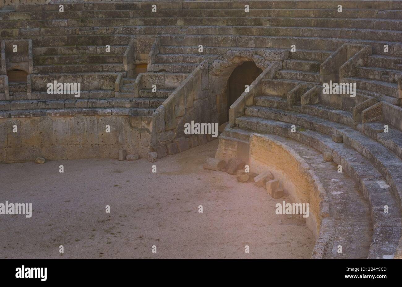Ancient Roman Amphitheater in Lecce, Italy Stock Photo - Alamy