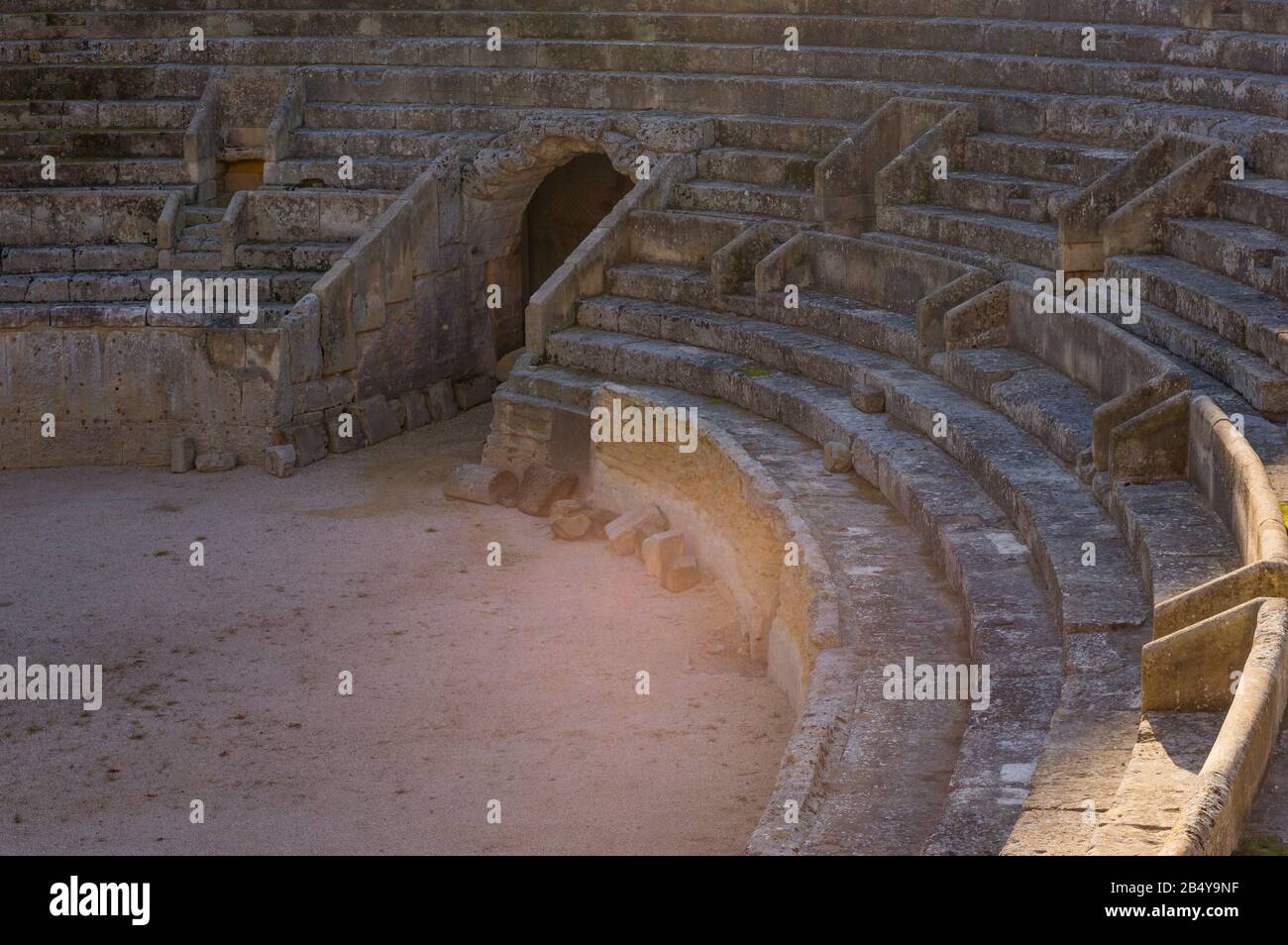 Ancient Roman Amphitheater in Lecce, Italy Stock Photo - Alamy
