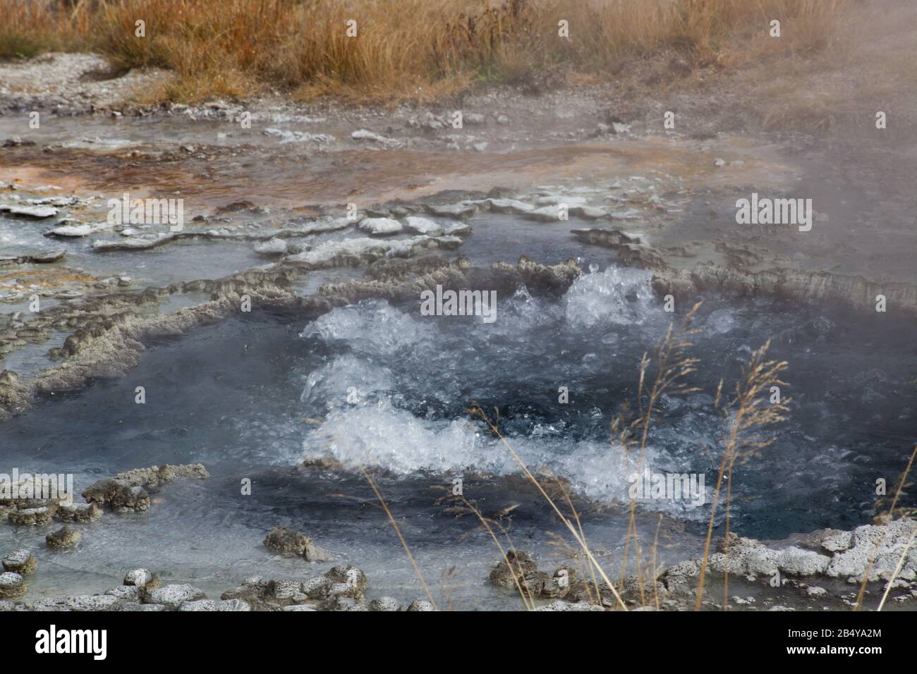Boiling river hot springs yellowstone hi-res stock photography and ...