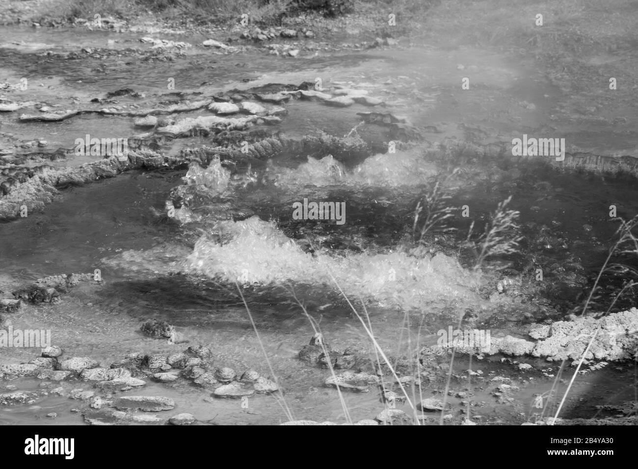 Hot Spring Boiling Stock Photo - Alamy