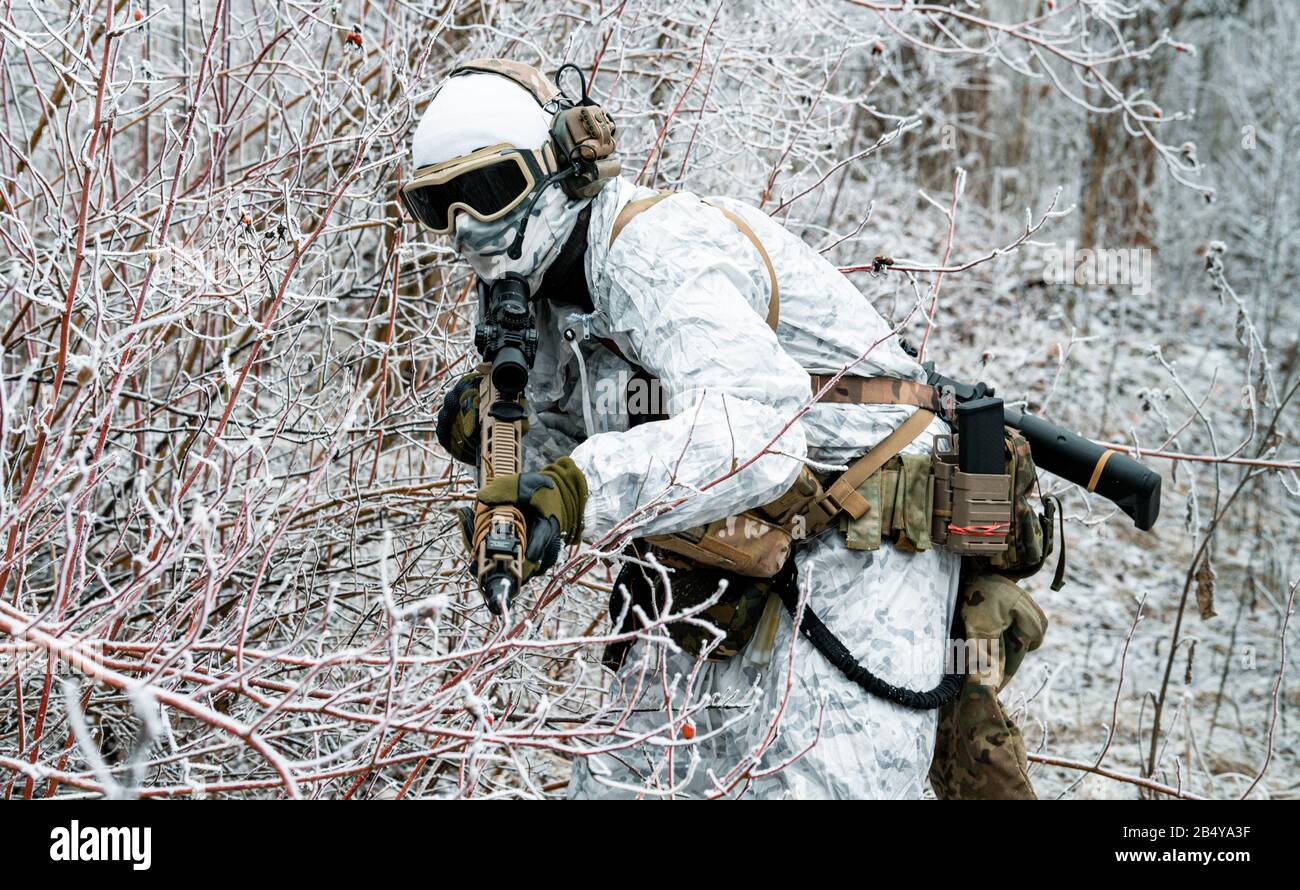 Snow Camouflage Uniform High Resolution Stock Photography and Images ...