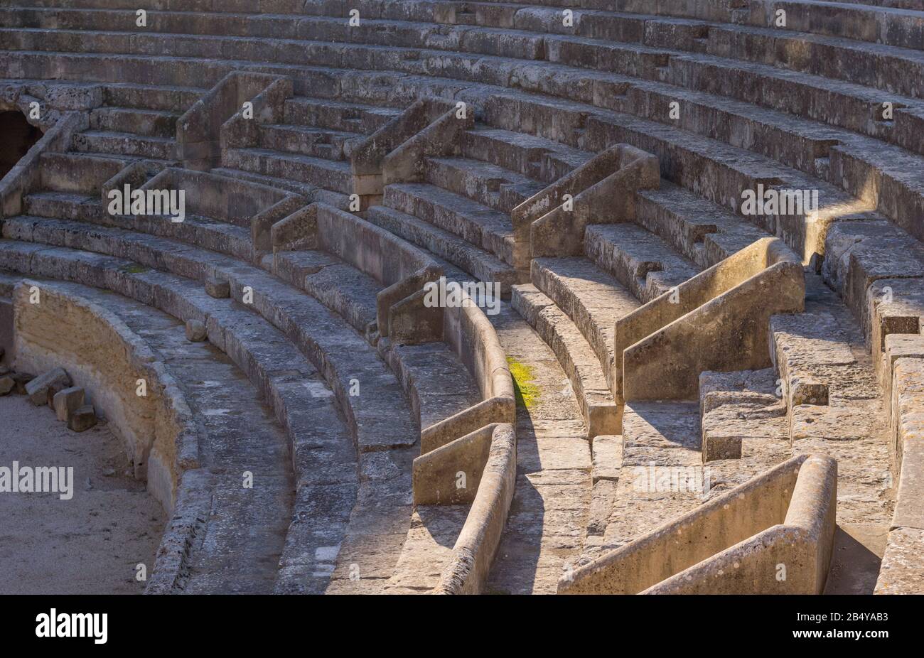 Ancient Roman Amphitheater in Lecce, Italy Stock Photo - Alamy