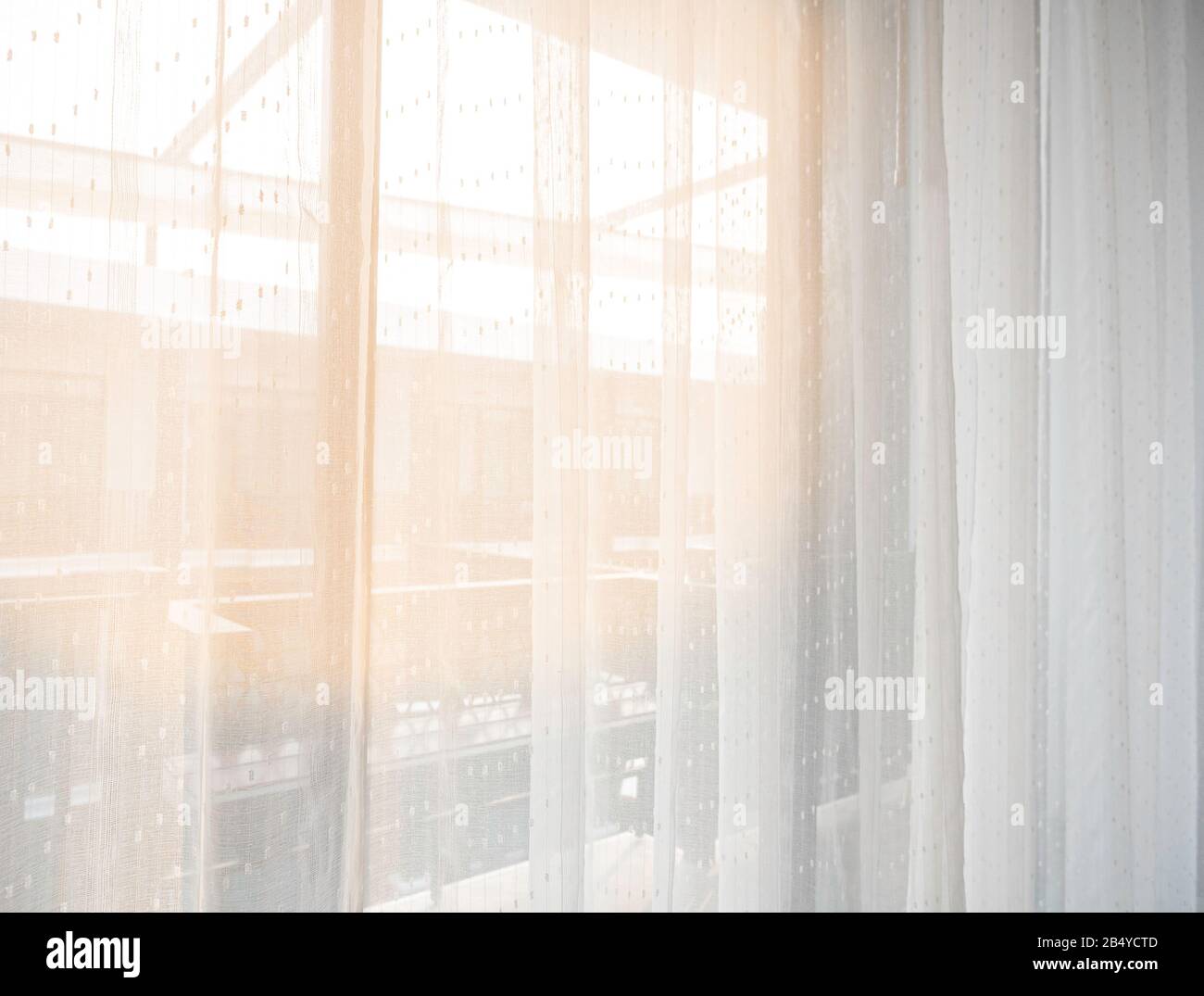 Sunset through curtains hi-res stock photography and images - Alamy