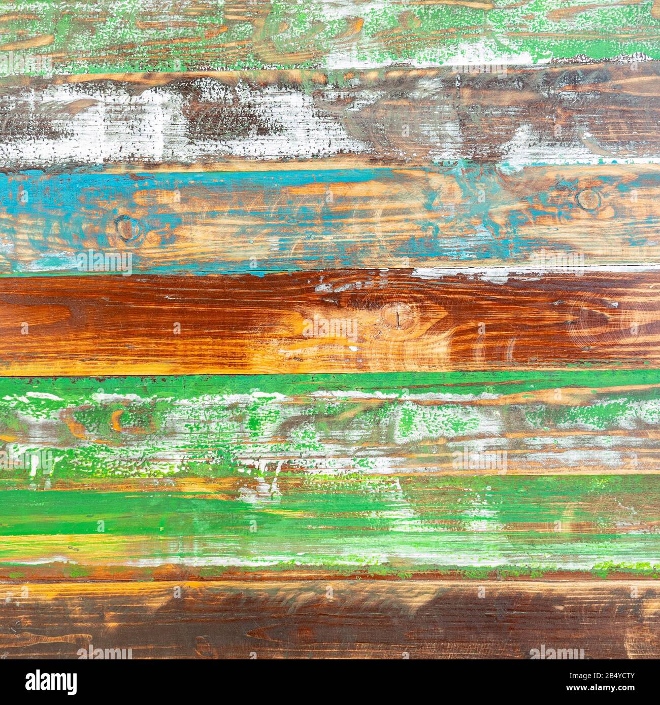 Old vintage wooden background with multi colors. Abstract grunge old ...