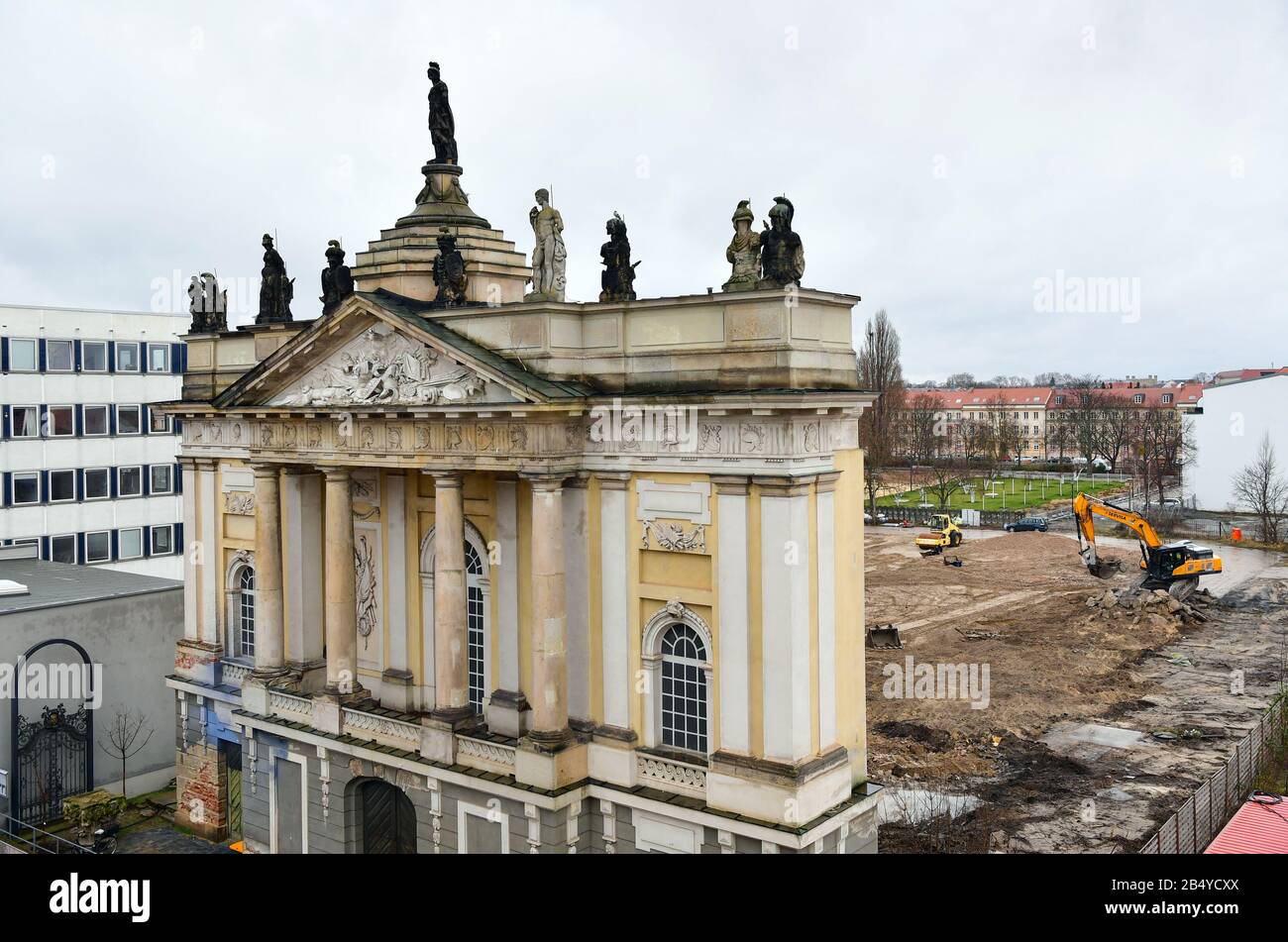 Major work of prussian baroque architecture hi-res stock photography ...